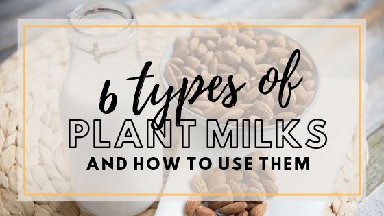 6 types of plant milks and how to use them | Vegetarian Cooking Blog ...