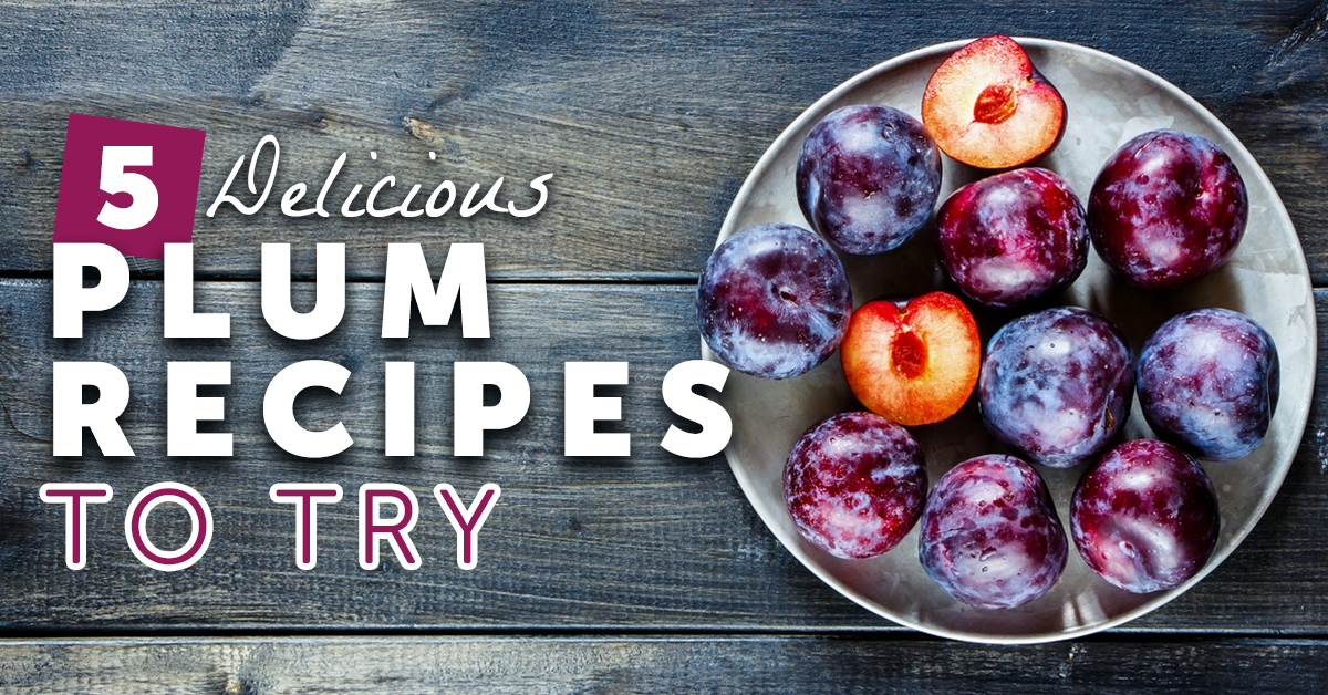 5 Delicious Plum Recipes To Try | Vegetarian Cooking Blog | Veggie