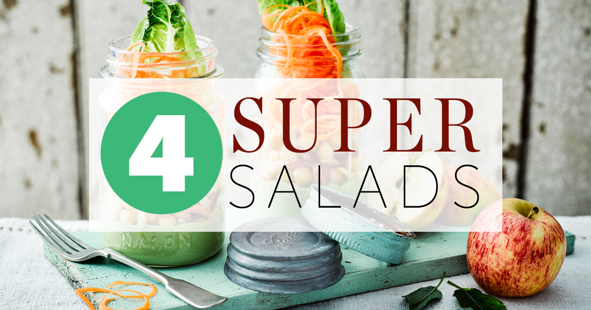 4 SUPER SALADS AND 3 OF THE BEST DRESSINGS | Vegetarian Cooking Blog ...