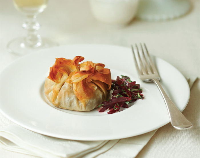 Soya mince parcels Vegetarian Recipe