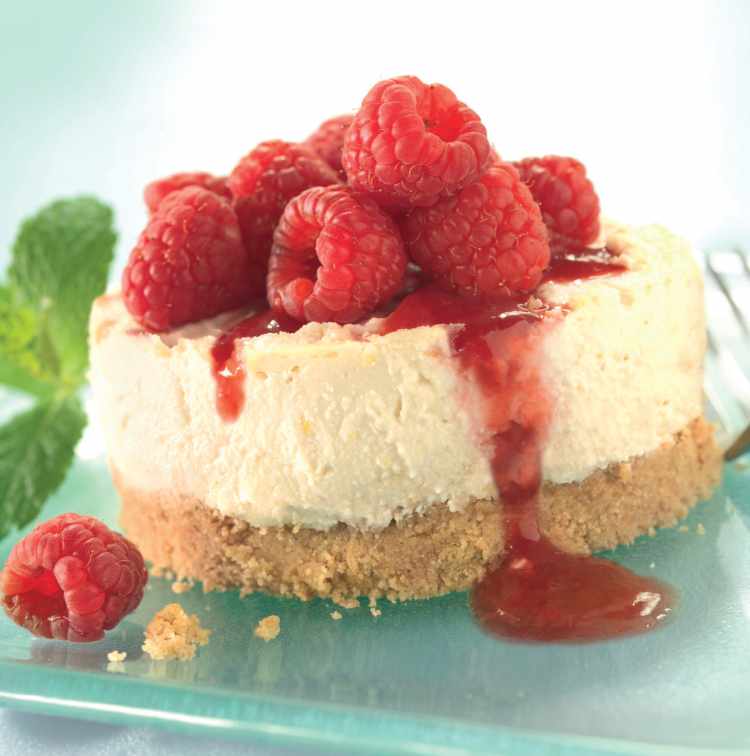 Raspberry Tofu Cheesecake Vegetarian Recipe