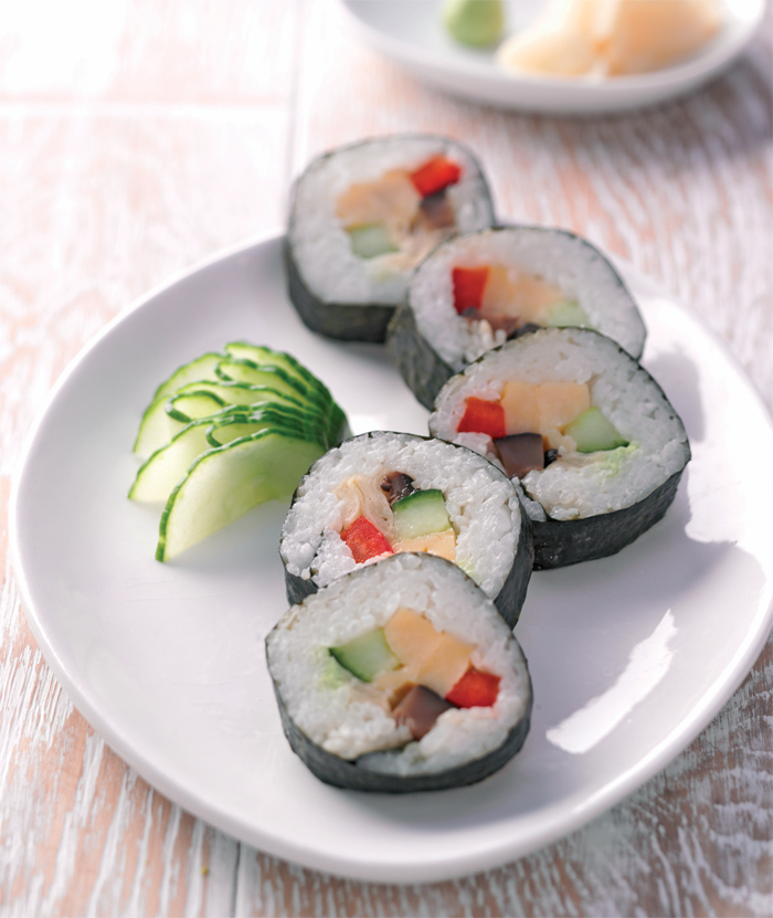 Four Seasons Futo-Maki Vegetarian Recipe